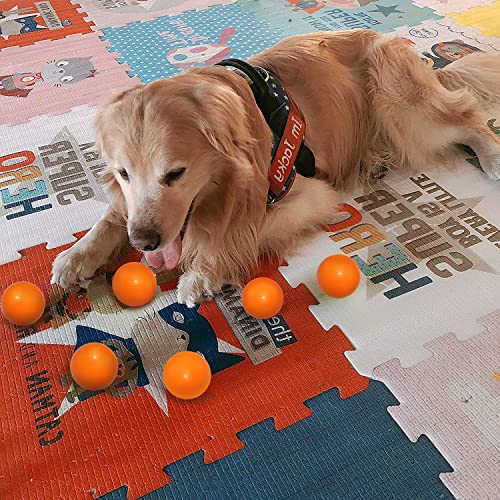 KAIKER Dog Balls Indestructible,Solid Rubber Bouncy for Dogs Aggressive Chewers Large Breed,Non-Toxic&Floating&High Elasticity,Durable Fetch Ball Medium to Chew,Play and Training.