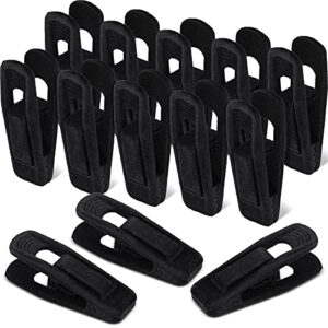 velvet hangers clips flocked finger clips velvet clothes clips strong pants hangers clips for slim-line clothes velvet hangers (black,36 pieces)