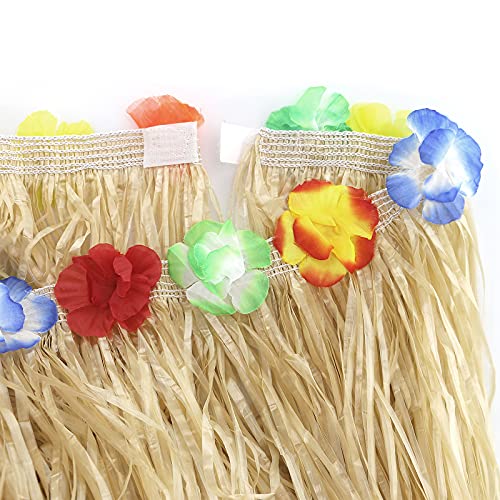 Grass Skirt Hawaiian Luau Party Decorations, Luau Table Skirt Hawaiian Birthday Theme for Party Supplies