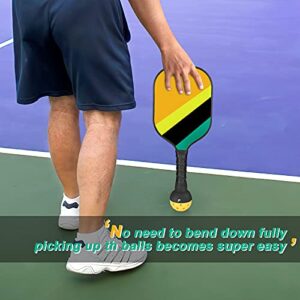 Pickleball Retriever, Pickleball Gifts, Pickleball Accessories, Fits Standard Pickleball Paddles- Pick Up Pickleball Balls without Bending Over