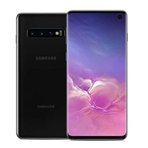 samsung galaxy s10 128gb 6.1" 4g lte fully unlocked, prism black (renewed)