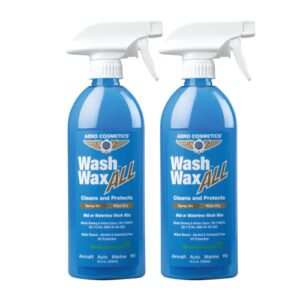 wet or waterless car wash wax 16.9 fl.oz 2-pack aircraft quality for your car, rv, boat, motorcycle. guaranteed the best waterless car wash. anywhere, anytime, home, office, school, garage, parking lots