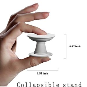 4 Pack/Expanding Phone Mount Grip Holder for Cellphone,Collapsible Stand - Blank White