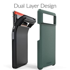 Crave Dual Guard for Google Pixel 6, Shockproof Protection Dual Layer Case for Google Pixel 6 - Shaded Spruce