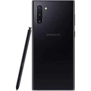 Samsung Galaxy Note 10 N970U 256GB 6.3" 4G LTE Fully Unlocked, Black (Renewed)