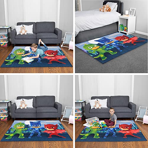 Franco Kids Room Non Slip Area Rug, 69 in x 52 in, PJ Masks