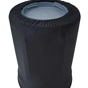 SPANDEX & TABLE LINENS Spandex Stretch Trash CAN Cover 55 Gallon Round with Open Bottom for Dolly