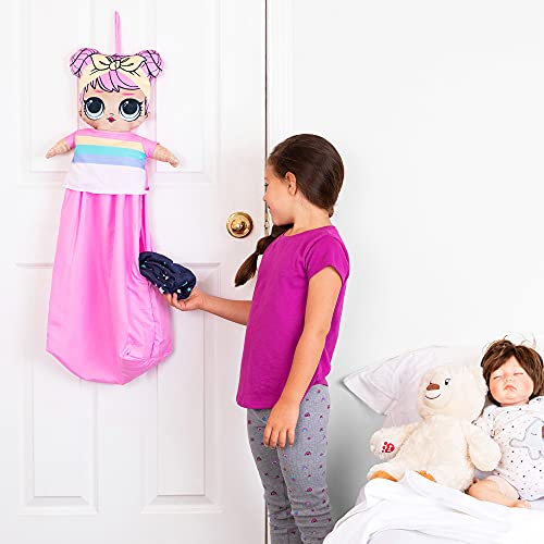 Franco Kids Room Laundry Plush Hanging Happy Hamper, One Size, LOL Surprise