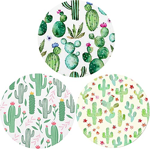 Cell Phone Stands for Phones and Tablets 3 Pack - Cactus Floral Rose White Green