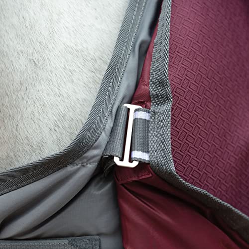 Weatherbeeta ComFiTec Plus Dynamic II Standard Neck Medium/Lite - Maroon/Grey/White - 84"