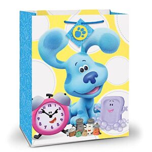 unique blue's clues large pack of 1 gift bag, medium, multicolor