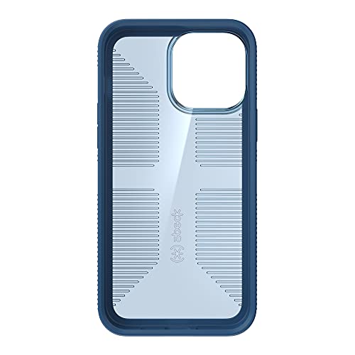 Speck Products GemShell Grip iPhone 13 Pro Max/iPhone 12 Pro Max Case, Glass Navy/Winter Navy