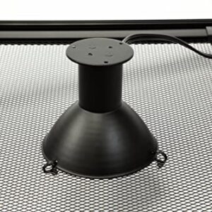 Carolina Custom Cages Reptile Mini-Ceramic Heat Emitter Dome Fixture with 54" AC Cord and Switch