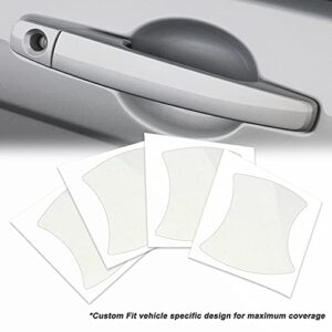 ReplaceMyParts Custom Fit Door Handle Cup Clear Bra Paint Protector Film Anti Scratch Stone Guard Self Healing PPF (Set of 4) for 2018 2019 2020 2021 2022 Infiniti QX80