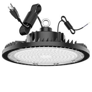 kelinvmi 150w led shop light dimmable, 22500lm high brightness led garage light, 5000k 0-10v dimmable bay light, 85-265v high power led lights for warehouse,factory,gym,garage,workshop.(150)