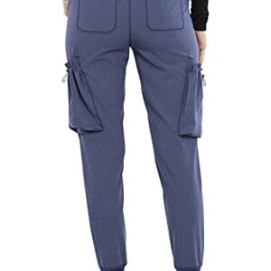 Cherokee iFlex CKK150 Uptown High Rise Jogger by Katie Duke Heather Navy MT