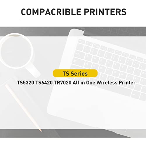 batuto Remanufactured Inkjet 260XL 261XL Replacement for Canon PG-260 XL PG-260 CL-261 XL CL-261 for Canon TS5320 TS6420 TR7020 Multifunctional All-in-one Wireless Printer(1 Black, 1 Tri-Color)