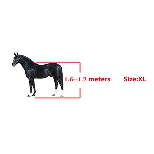 4Pcs Horse Tendon Boots Thicken PU Shell Protection Horse Boots Lightweight Open Front Hind Horse Leg Boots for Riding Shock Absorbing Jumping Protection