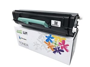 ef products e260a11a replacement for lexmark e260 e360 e460 e462 toner cartridge ( bk, 3,500 pages)