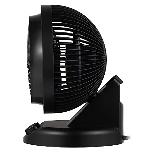 Ozeri Brezza 360 10" Oscillating Table Fan, with Orbital Motion Technology, Black