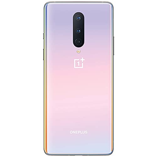 OnePlus 8 (128GB, 8GB) 6.55" 90Hz, Snapdragon 865, Dual SIM Euro 5G /Global 4G GSM Unlocked (T-Mobile, AT&T, Metro, Straight Talk) International Model IN2013 (w/Fast Car Charger, Interstellar Glow)