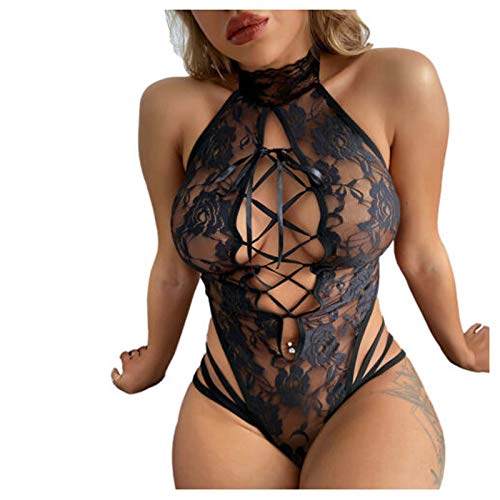 Women's Sleepwear Women's Exotic Lingerie Sets Sexy Bra and Panty Sets Babydoll Lingerie for Women Lingerie for Women Plus Size Womens Sleepwear Black lace Bodysuit Lingerie Bodysuit