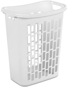 cr-fuse 2 pcs of mainstays rectangular open laundry hamper, white (2-pack)