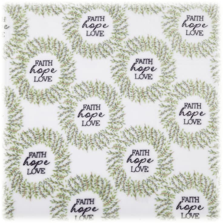 Faith Hope Love Oversized Luxe Plush Throw Blanket (50" x 70")