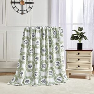 Faith Hope Love Oversized Luxe Plush Throw Blanket (50" x 70")