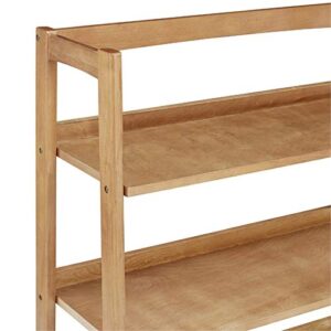 Pemberly Row 3 Shelf Bookcase in Acorn