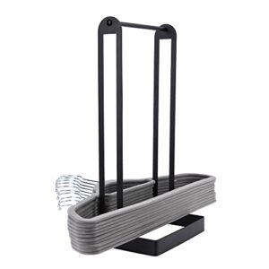 hanger organizer stacker, stainless steel hanger rack, 110 wire hanger holder stand, clothes hanger storage for closet laundry room