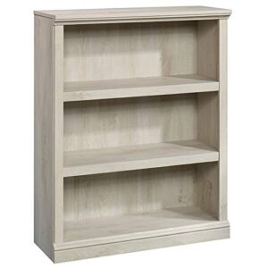 pemberly row 3 shelf bookcase in chalked chestnut