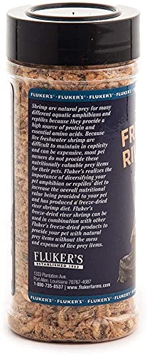 Fluker's Freeze Dried River Shrimp Reptile Food 1oz - Includes Attached DBDPet Pro-Tip Guide