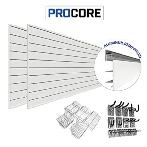 PROSLAT 35009 PROCORE Slatwall Ultimate Bundle 8 ft. x 8 ft