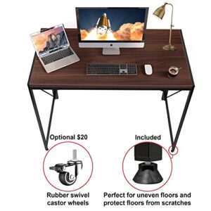 Nova Furniture Group Folding Home Office Computer Desk, Portable multifunction Study Writing Laptop Table For Urban Small Space Apartment, Condo & Dorm, Space Saving, Waterproof desktop, Easy Assemble