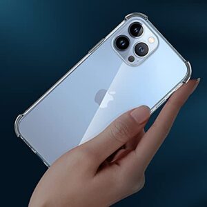 Migeec for iPhone 13 Pro Max Clear Case Shockproof Phone Cover Protective Phone Case for iPhone 13 Pro Max, 6.7 inch