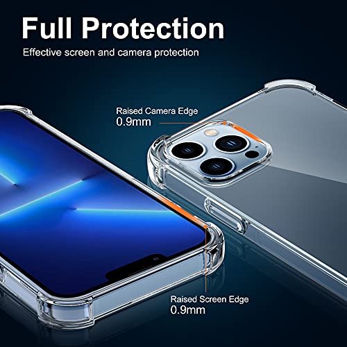 Migeec for iPhone 13 Pro Max Clear Case Shockproof Phone Cover Protective Phone Case for iPhone 13 Pro Max, 6.7 inch