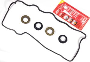 vs50304r-1 1987-2000 engine valve cover gasket & spark plug tube seals gasket maker(650º f) compatible with 1987-2000 toyota camry, 1987-1999 celica,1991-1995 mr2, 2.0l 2.2l l4 3sfe 5sfe vc2005