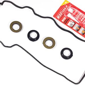 VS50304R-1 1987-2000 Engine Valve Cover Gasket & Spark Plug Tube Seals Gasket Maker(650º F) Compatible With 1987-2000 Toyota Camry, 1987-1999 Celica,1991-1995 MR2, 2.0L 2.2L L4 3SFE 5SFE VC2005