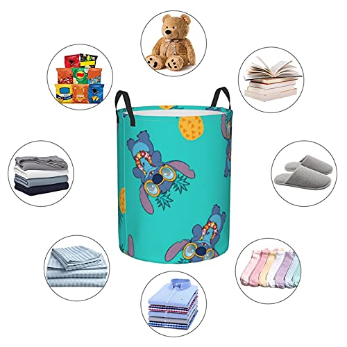 QHMY Laundry Hamper Laundry Baskets Laundry Bags Waterproof Foldable with Handles Large Round Storage Bags 38/62L Family/Kids/Bathroom/Bedroom/Dorm Black