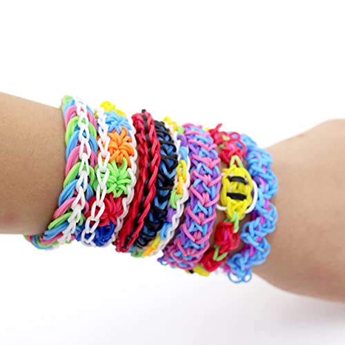 1850+ Loom Bands in 32 Variety Colors, Loom Bracelet Refill Set with Premium Quality Accessories for Kids Boys & Girls, Rubber Bands Bracelet Kit