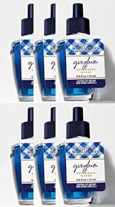 bath and body works gingham wallflowers fragrance refill (6-pack) - 0.8 fl oz / 24 ml each