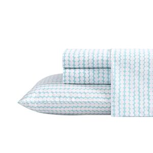 marimekko - king sheets, cotton percale bedding set, crisp & cool home decor (pikku rasymatto, king)