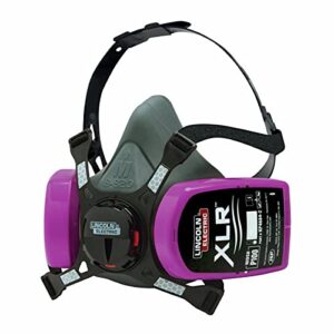 lincoln electric xlr p100 half mask respirator - medium