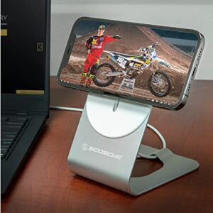 Scosche MSHS2-SP Compatible with MagSafe Chargers MagicMount MSC Phone Stand (MagSafe Charger is NOT Included)