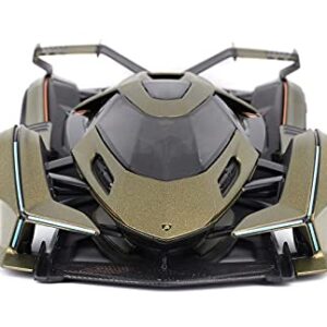 Maisto - 1/18 Diecast Scale Model Compatible with Lamborghini Replica V12 Vision Gran Turismo Metal Sports Car Model (Green) (Green)