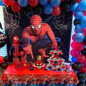 RenbangUS Spider Cupcake Stand - Spider Themed Party Decorations Supplies for Kids Birthday Party 3 Tier Cardboard