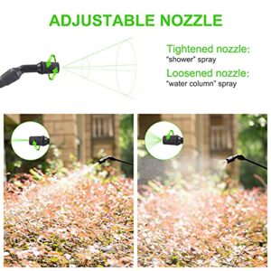 Kitahara 1 Gallon Garden Pump Pressure Sprayer with Pressure Relief Valve, Adjustable Shoulder Strap and Nozzles, for Yard Lawn Weeds Plant Water