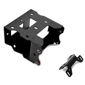 hecasa winch mount bracket compatible with 2011-2021 polaris sportsman 400 450 500 550 570 800 850 scrambler 850 1000