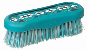 lg groom brush, teal diamond